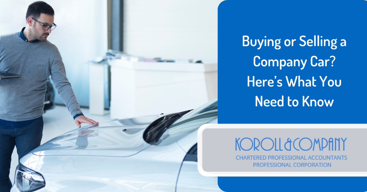 Buying or Selling a Company Car? Here’s What You Need to Know