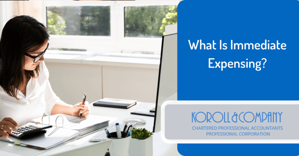 What Is Immediate Expensing?